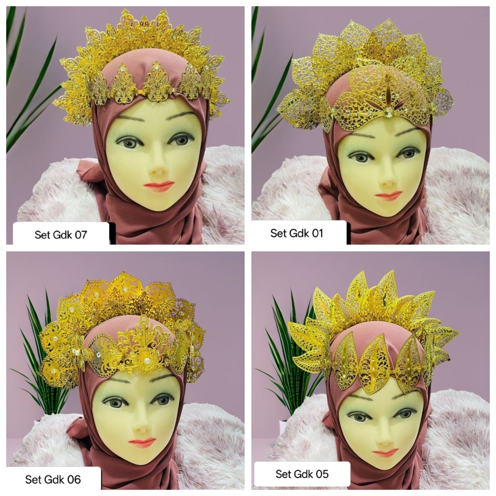Gandik Tradisional / Tiara #/ Set Gandik/Cucuk Sanggul💫 High Quality 💫 ...