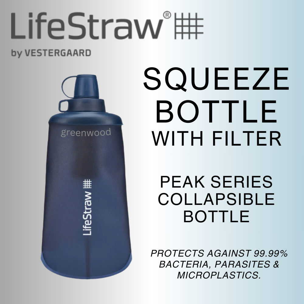 LifeStraw Peak Series Collapsible Squeeze Bottle with Filter ( 0.2 ...