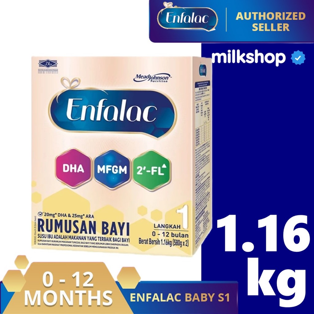 Enfalac A+ Step1 1.16kg | Kotak Langkah 1 Enfa Box 1.2kg Enfagrow Enfamil 300875118610 | Shopee ...
