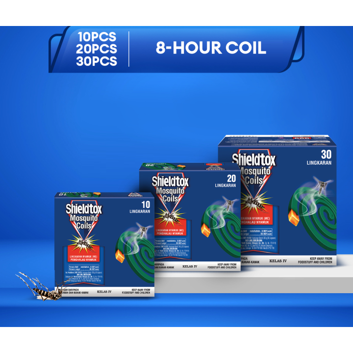 Shieldtox 8 hours Mosquito Coil (30pieces) | Shopee Malaysia