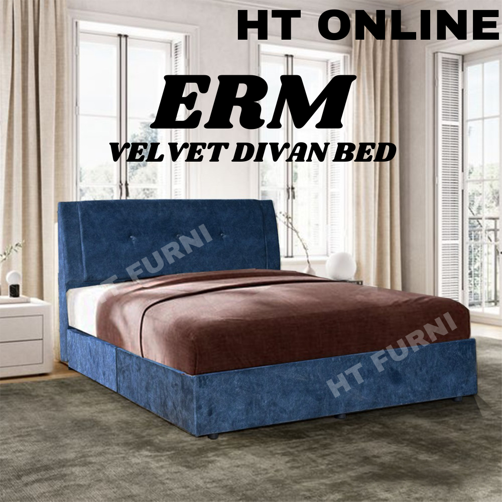 HT ONLINE / Katil Murah / Queen Bed Frame / Divan Bedding Furniture ...