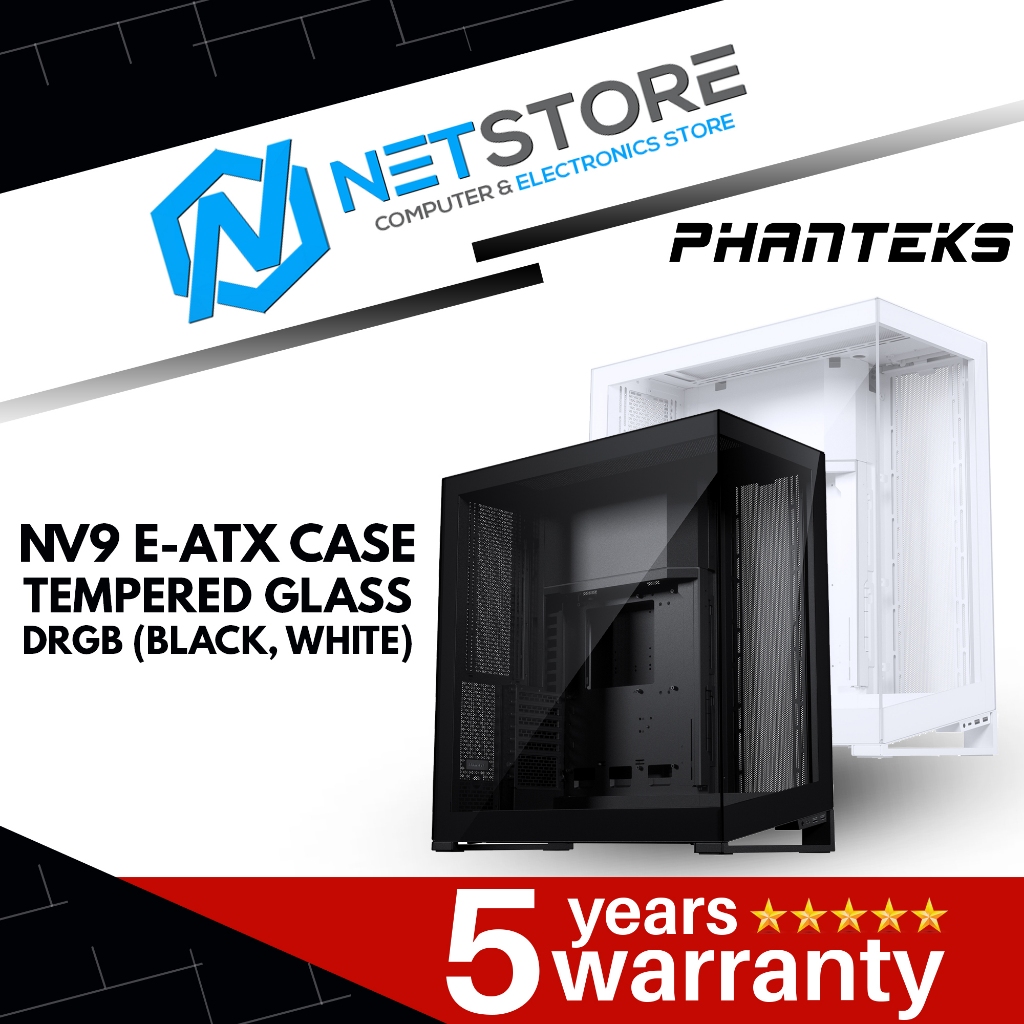 PHANTEKS NV9 MKII E-ATX SUPPORT MSI PROJECT ZERO | ASUS BTF TG CASE - (BLACK | WHITE) | Shopee ...