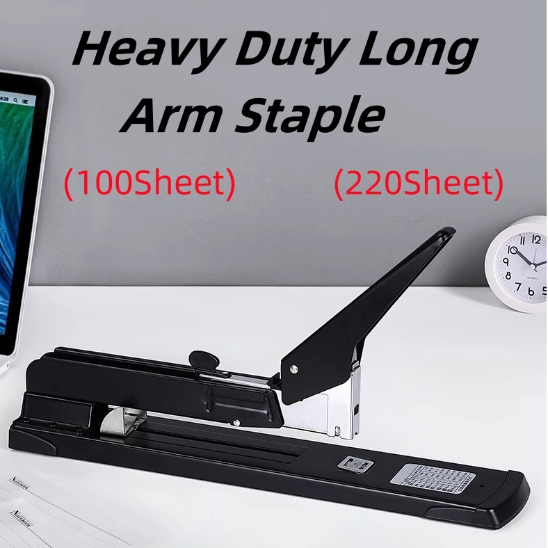Heavy Duty Long Arm Stapler Stapler Lengan Panjang Tugas Berat Office ...