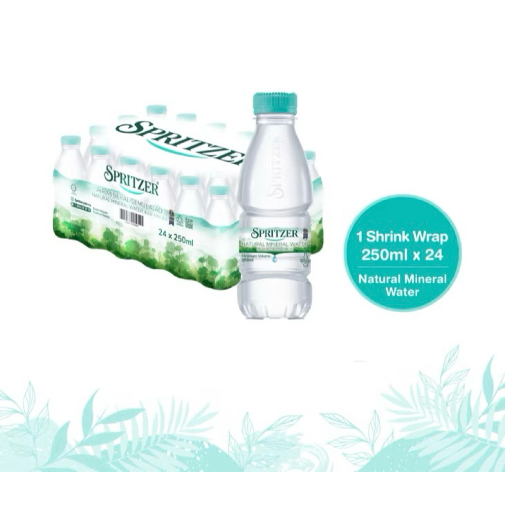 (Carton) Spritzer Natural Mineral Water (250ML X 24) | Shopee Malaysia