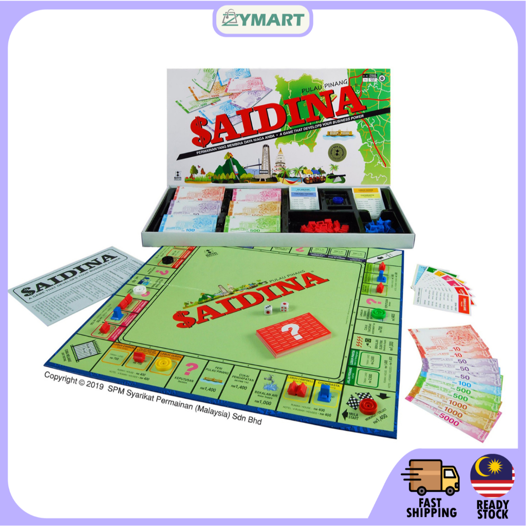 SPM Saidina Pulau Pinang Edition (Bahasa Malaysia/English) Board Games ...