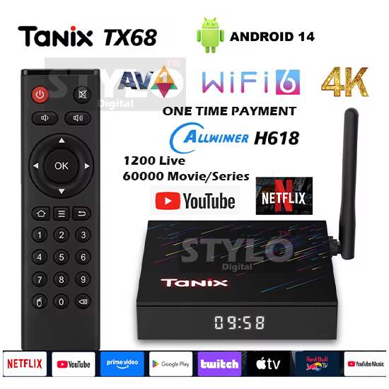 RM 199 Offer One Time Payment TX68 Smart Tv Box/Dual Wifi/Android 14 ...