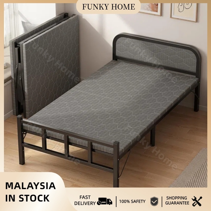 Funky Home-Katil Single Foldable Bed Frame Katil Lipat Single Katil ...