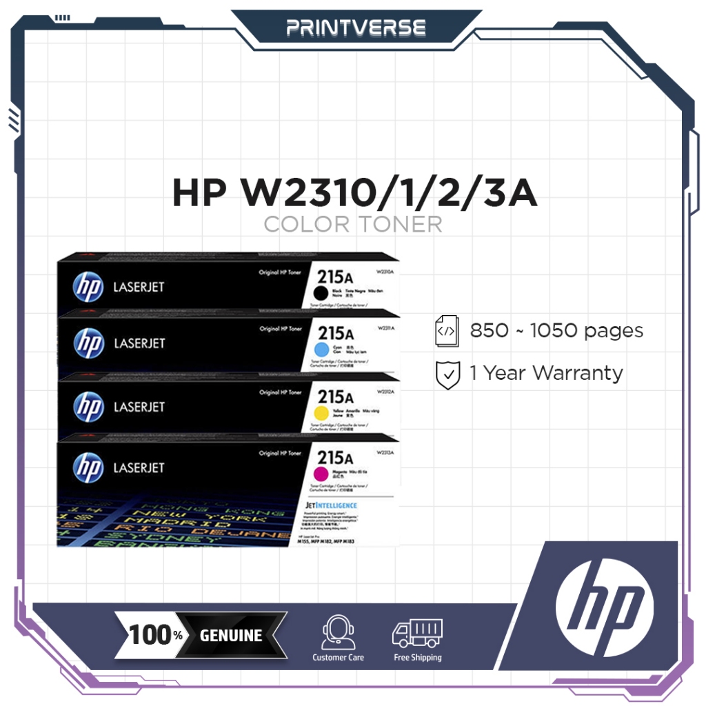 HP 215A W2310A W2311A W2312A W2313A Original Laserjet Color Toner ...