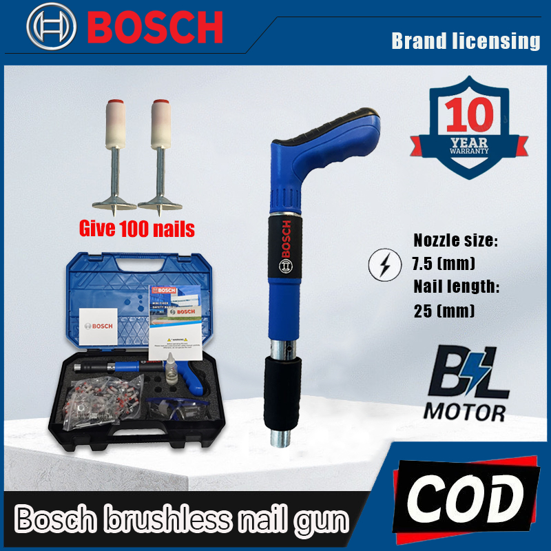 Bosch nail gun original professional steel nail gun set concrete rivet ...