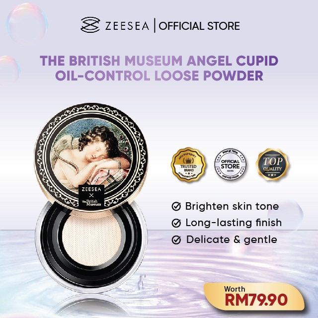 ZEESEA × British Museum Angel Cupid Oil-Control Loose Powder | Shopee ...