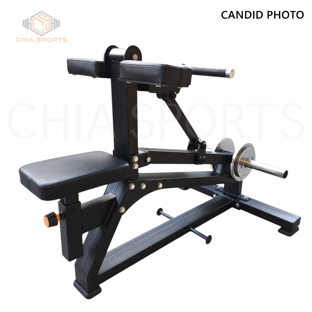 Commercial Bicep Curl Machine Plate Loaded Preacher Arm Functional ...