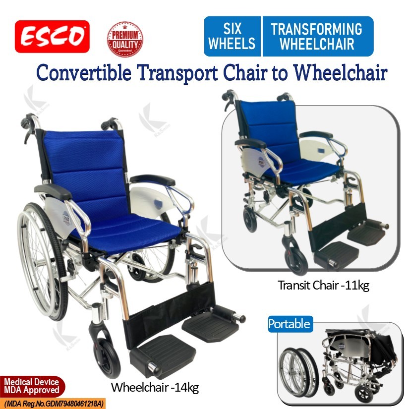 Multi function 6 wheels wheelchair/Kerusi Roda 6-Roda Berubah Fungsi ...