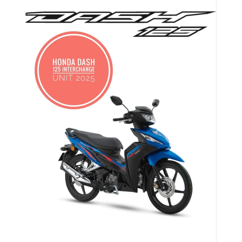 Honda Dash 125 Fi INTERCHANGE UNIT OTR PRICE | Shopee Malaysia