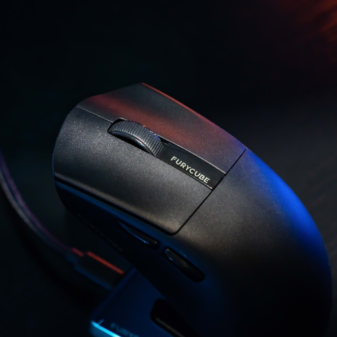 FURYCUBE G9 Pro Wireless Mouse with RGB Charging Dock - Tri Mode ...