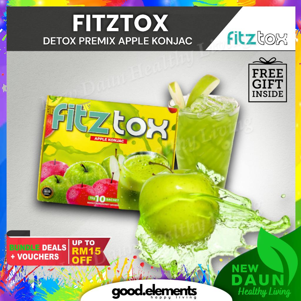 FITZTOX Minuman Detox Kesihatan APPLE KONJAC | Shopee Malaysia