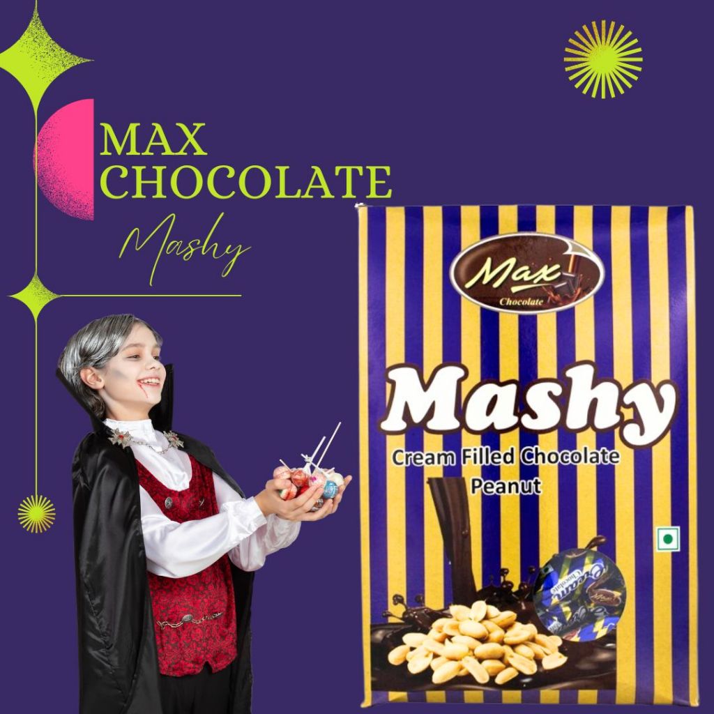 Mashy Peanut Chocolate Candy with Creamy Center by Max Chocolate (200g ...