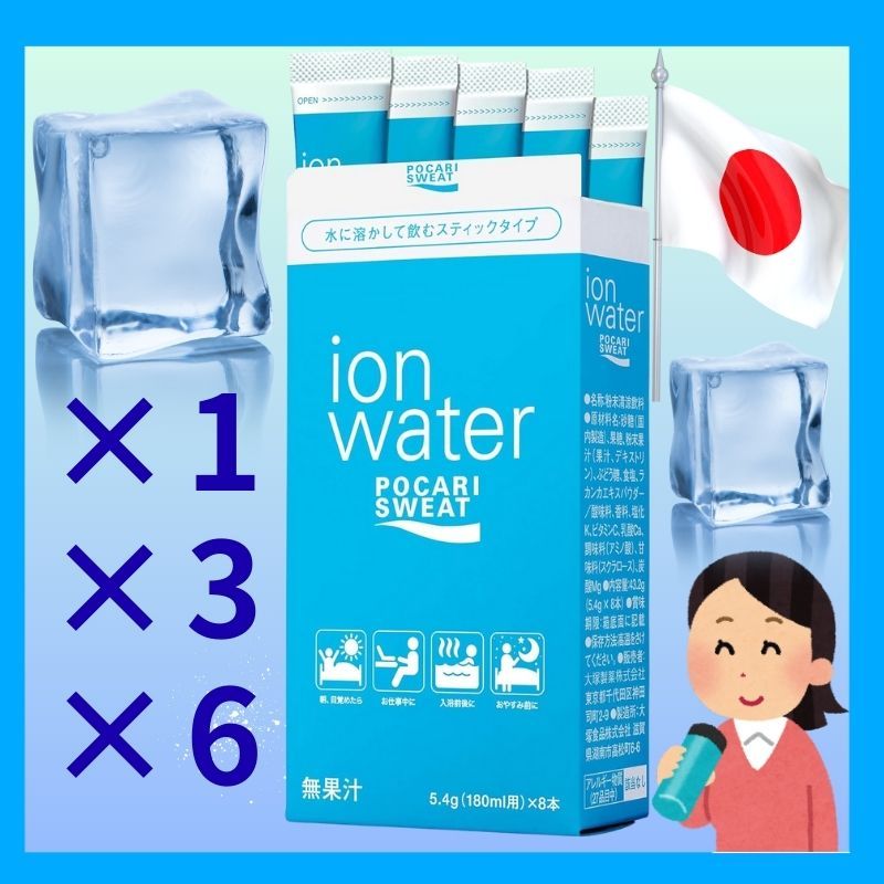 Otsuka Pharmaceutical Ion Water Pocari Sweat Powder Stick Type (5.4g x ...