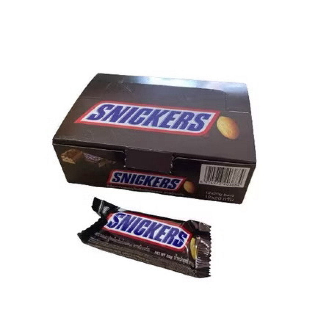 (Outer) Snickers (Mini) Bar Chocolate (12 bars x 20g) | Shopee Malaysia