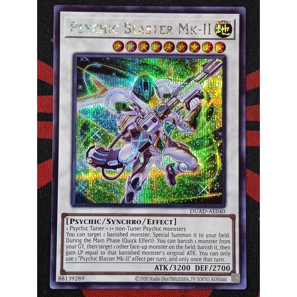 YUGIOH KONAMI DUAD-AE040 DUAD-JP040 Psychic Blaster Mk-II (UR/SCR) | Shopee Malaysia