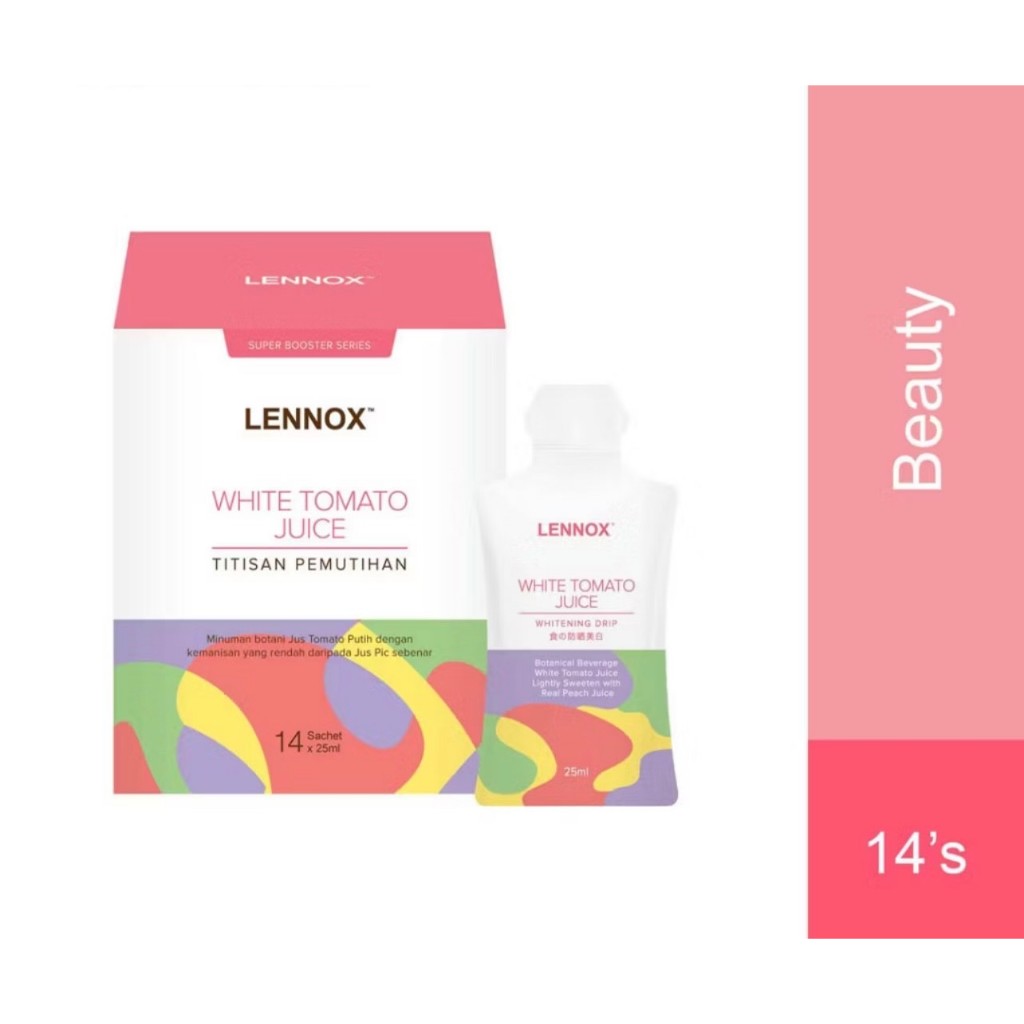 Lennox Botanical Beverage White Tomato Juice 25ml Sachet Super Booster ...