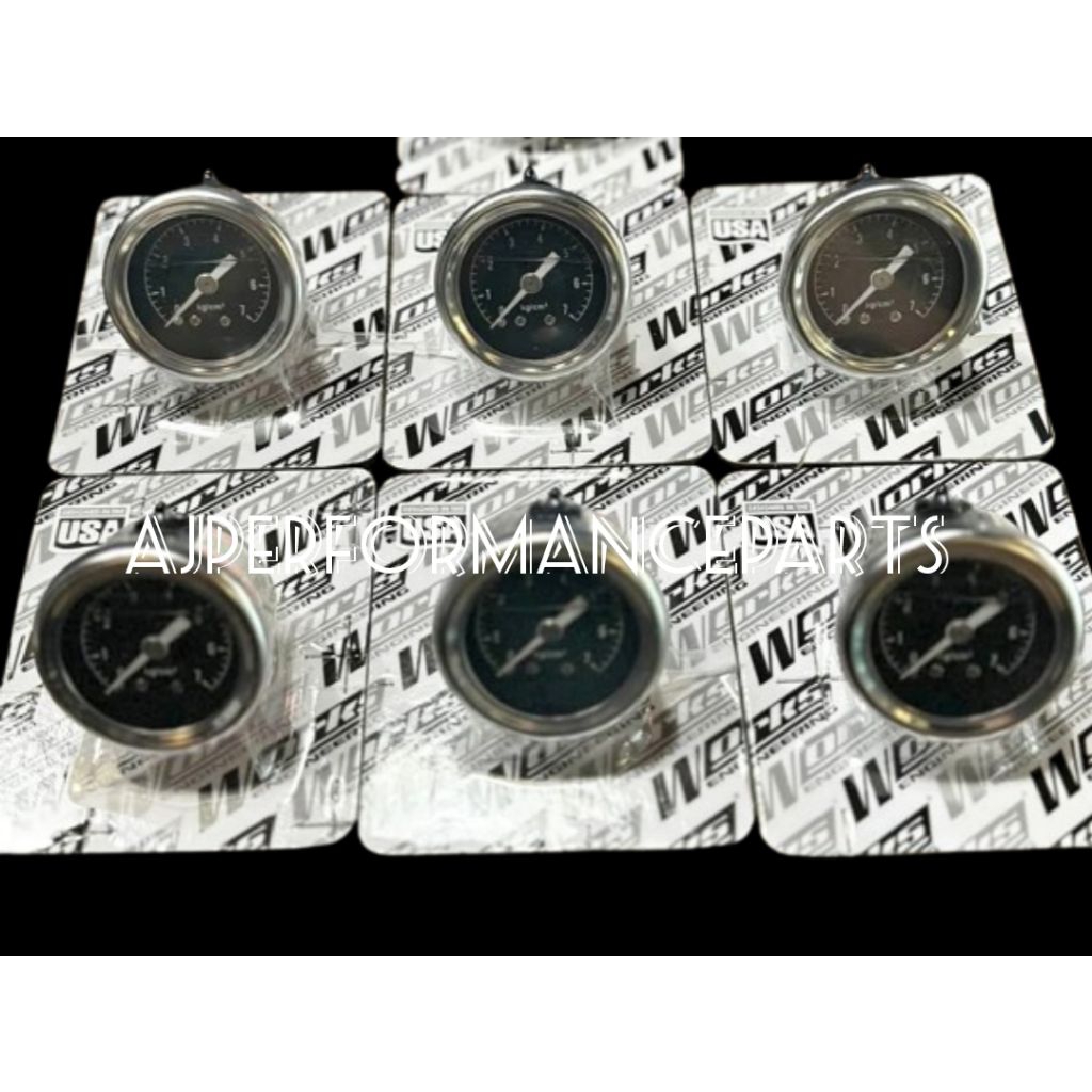 WORKS ENGINEERING FUEL PRESSURE REGULATOR GAUGE ( OIL TYPE ) | Shopee ...