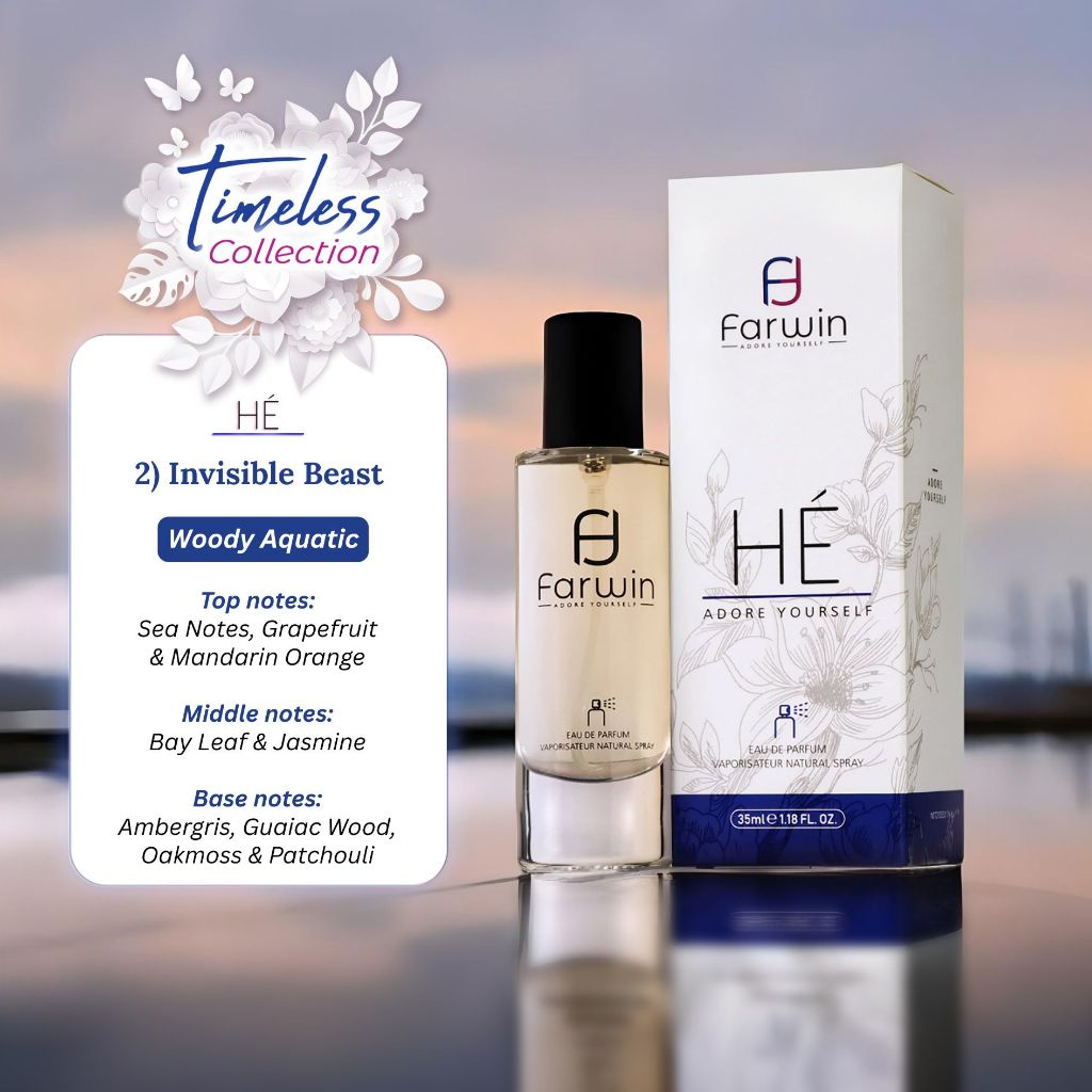 FARWIN PARFUM Invisible Beast - Timeless Collection HE (35ml EDP) | Shopee Malaysia