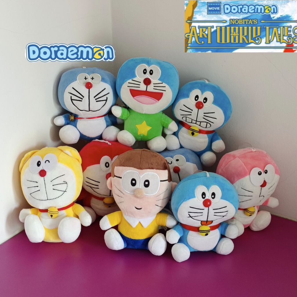 20cm Doraemon the movie Nobita's Art World Tales Stuffed Plush Toy ...