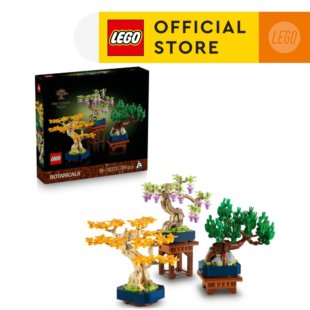 LEGO Botanicals 10373 Mini Bonsai Trees (709 Pieces) | Shopee Malaysia