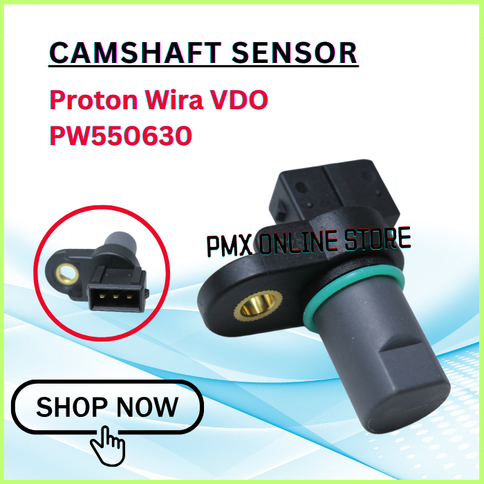 PROTON WIRA VDO CAMSHAFT SENSOR ( PW550630 ) (3 PIN) | Shopee Malaysia