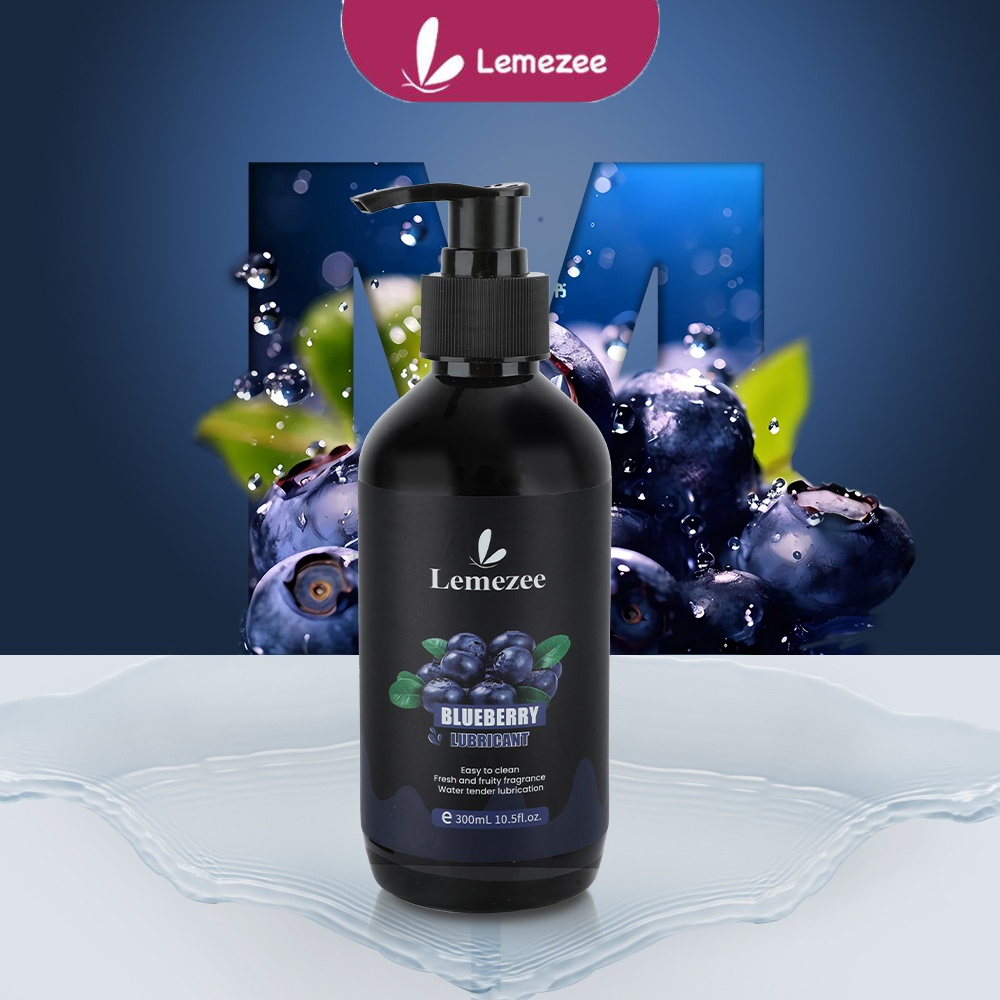 Lemezee Lubricant Edible 300ML Blueberry Flavor Lubricants Gel Oral Sex ...