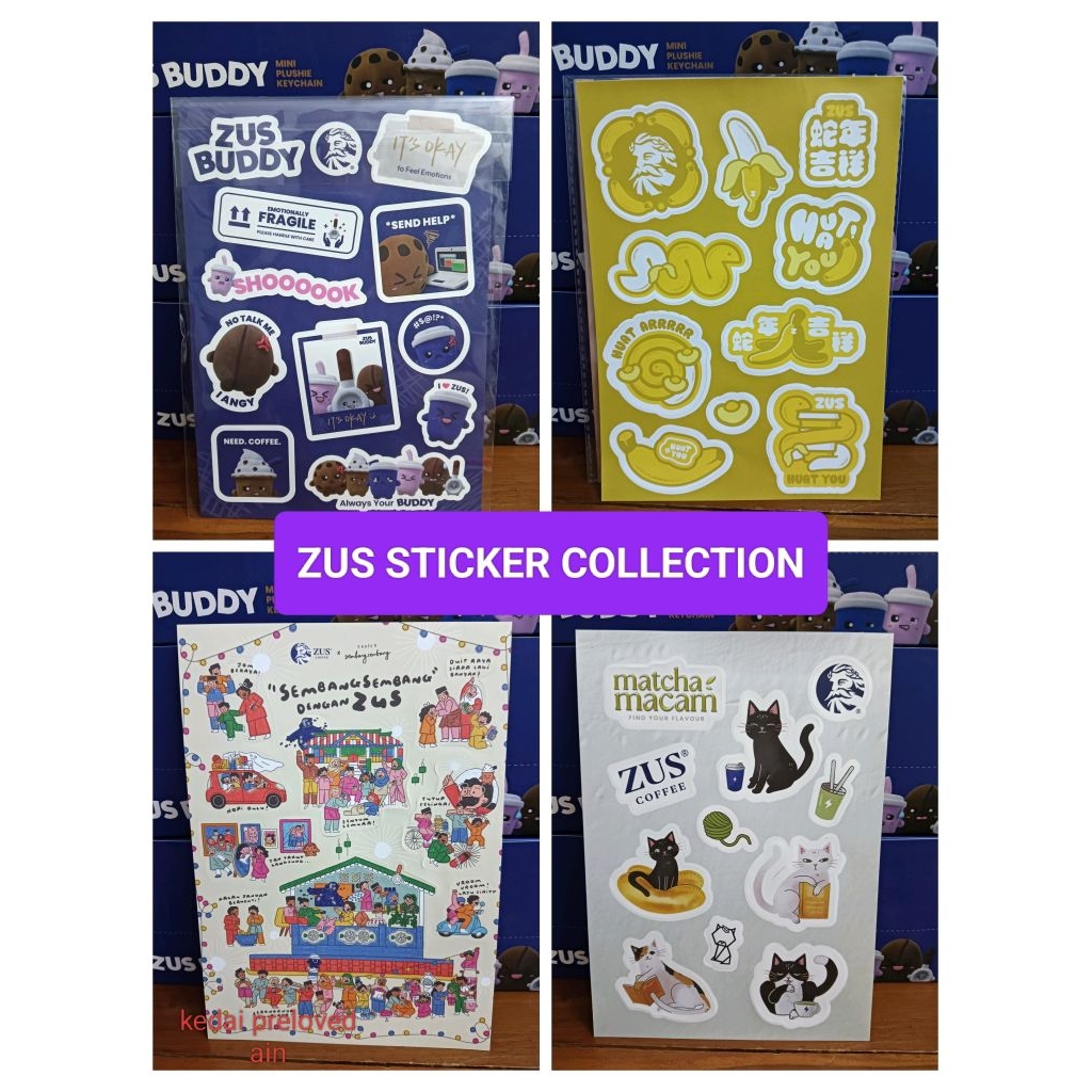 💜Zus Sticker Collection💜 /zusbuddy/matchamacam/sembangraya/huatyou ...