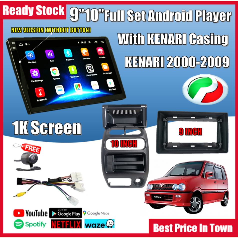 Perodua Kenari 2000-2009 9''10" Android Player Car Player IPS Screen ...