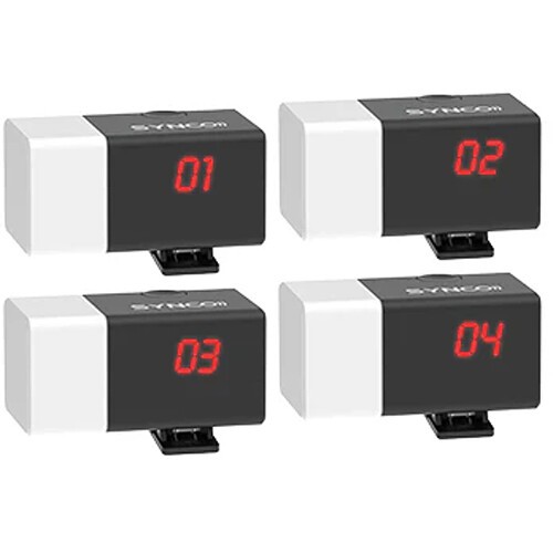 SYNCO CE3 Tally Light System (4 Tally Lights Set - 1 Transmitter + 4 ...