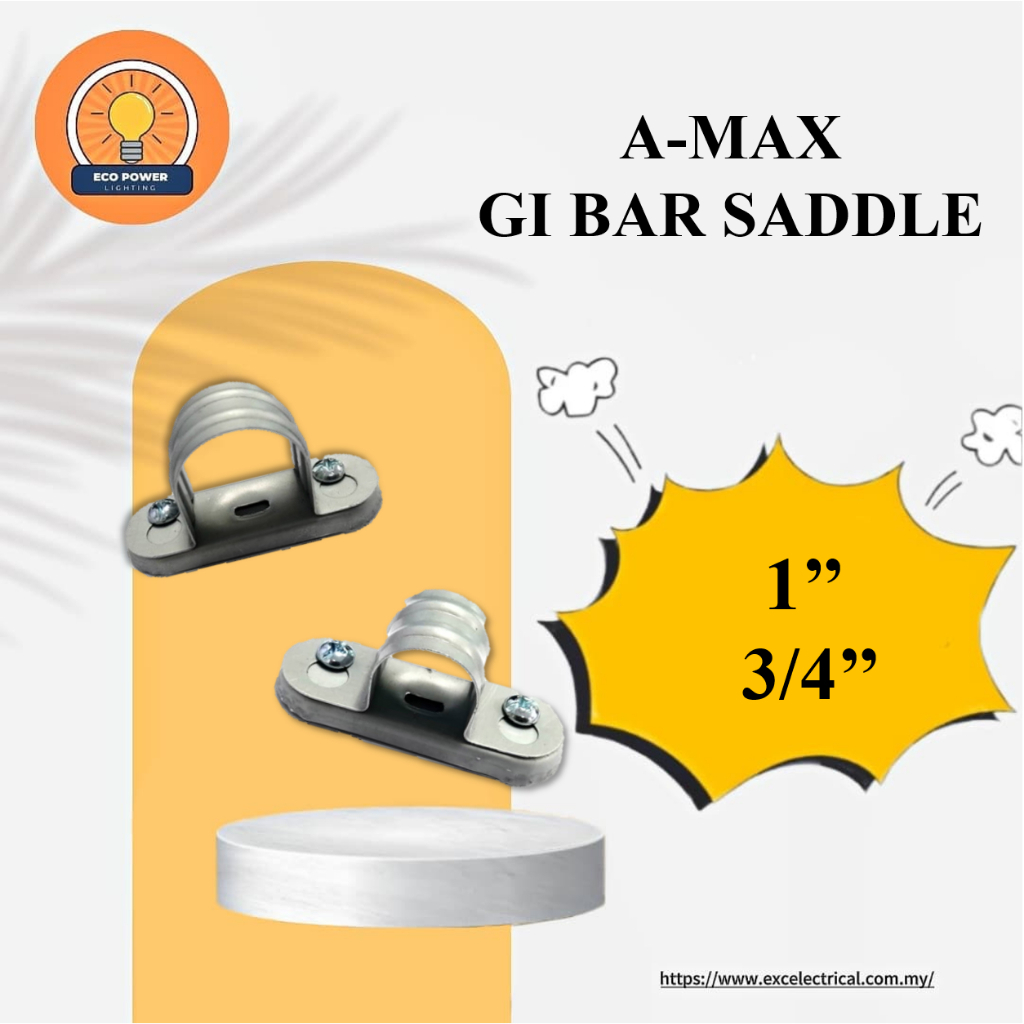 A-MAX GI BAR SADDLE (1'' / 3/4'') | Shopee Malaysia