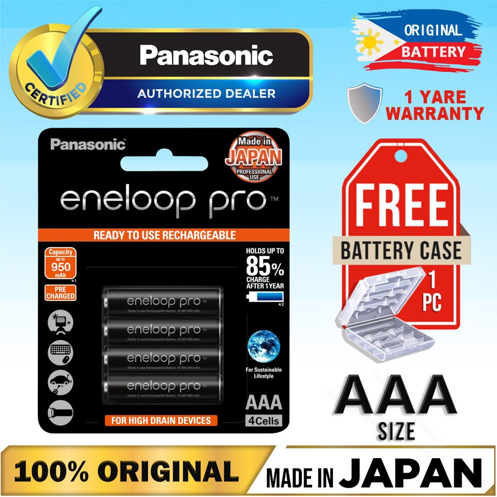 Panasonic Eneloop Pro Original Rechargeable Battery 1.2V AA NI-MH ...
