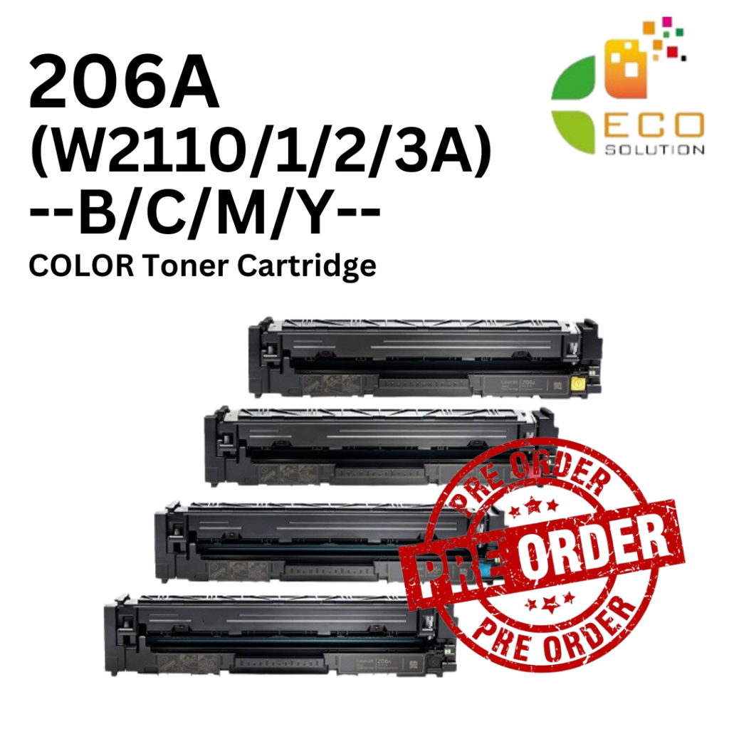 Toner cartridge HP 206A (W2110/1/2/3) BLACK / CYAN /YELLOW / MAGENTA ...