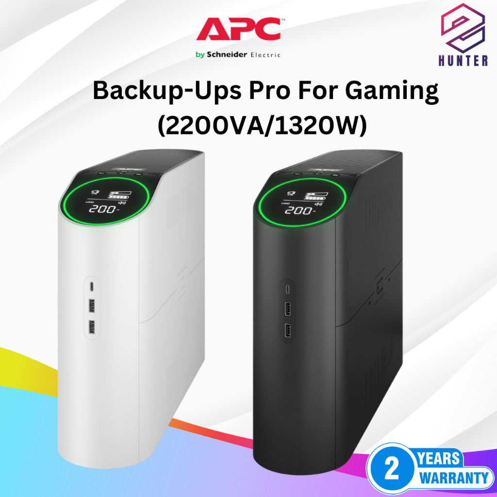 APC BGM2200-MSX/BGM2200B-MSX Backup-Ups Pro For Gaming (2200VA/1320W ...