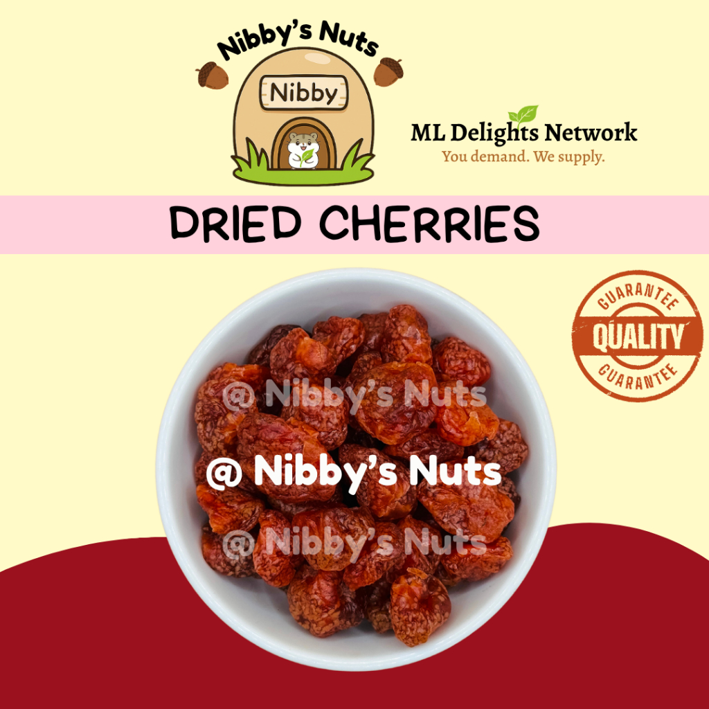 Nibby's Nuts | PLUMP Dried Cherries | Ceri Kering | 天然樱桃干 | Antioxidant ...