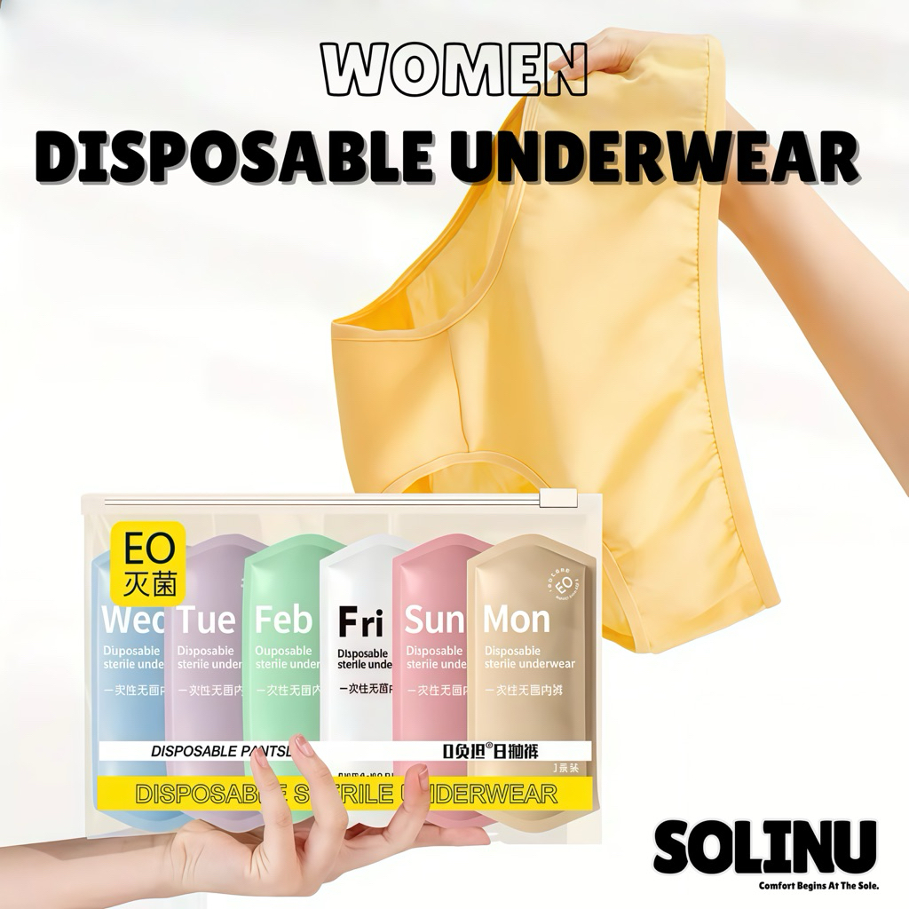 Disposable Women Panties 20Pcs Pure Cotton Underwear For Travel ...