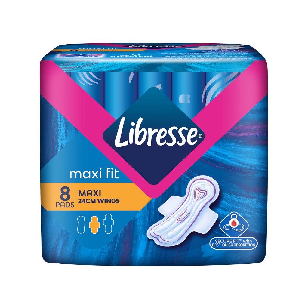 Libresse Maxi Wings 24cm (8 pads) | Shopee Malaysia
