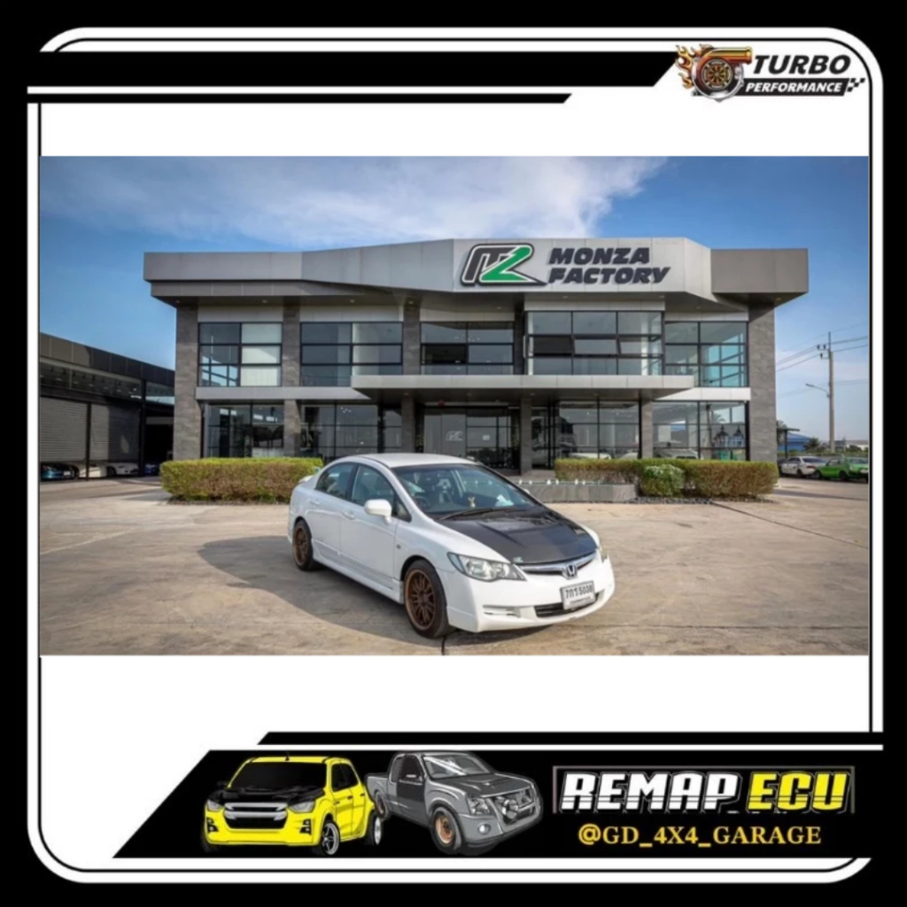 HONDA CIVIC FD FRONT CARBON FIBER BONET BONNET BY MONZA FACTORY ...