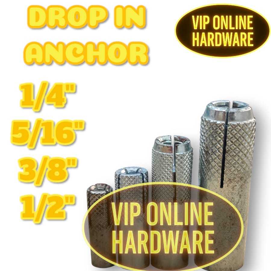 304 Drop In Anchor Wall Plug Wall Plug Galvanized Inner Bolt Sleeve ...