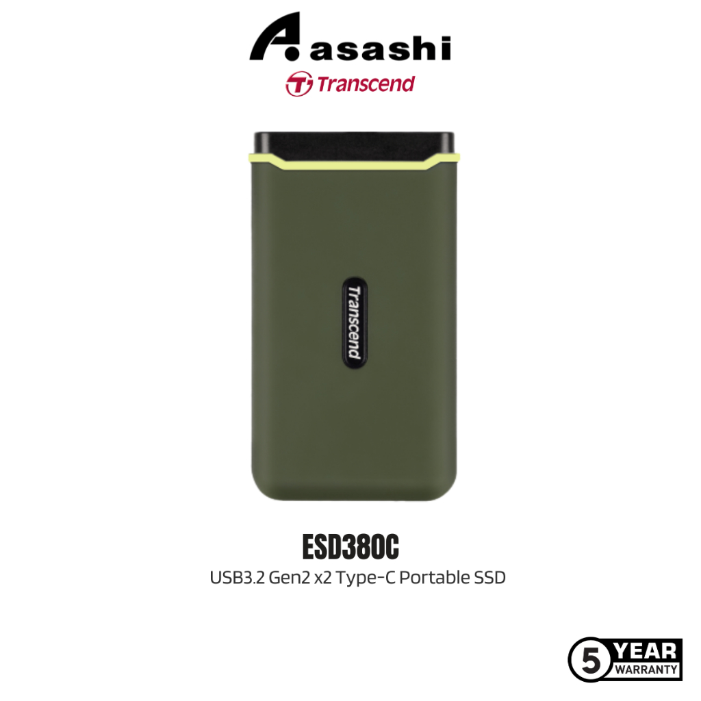 Transcend ESD380C 1TB/2TB/4TB USB3.2 Gen2 x2 Type-C Portable SSD ...