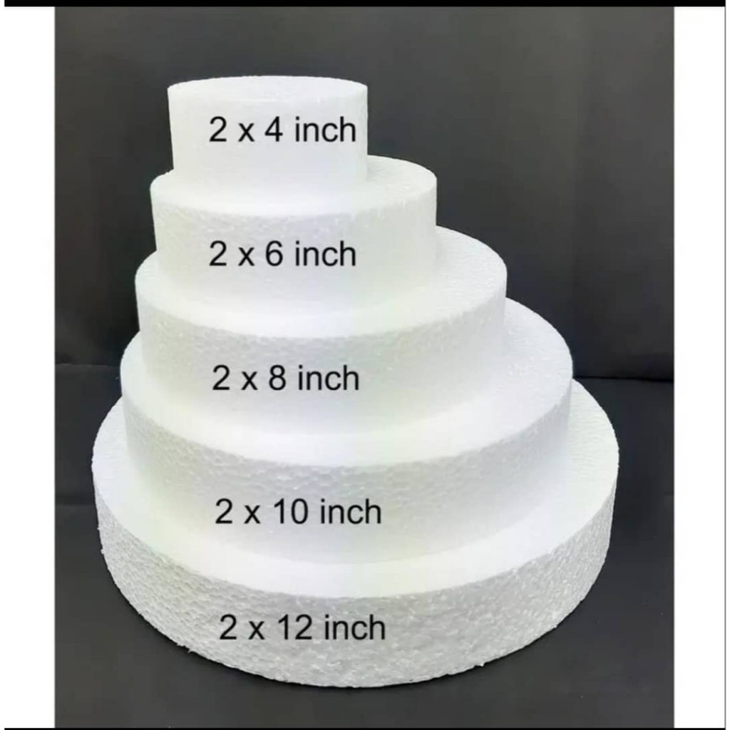 (Hot)Gabus Bentuk bulat 2 inch Round Shape Polystyrene Poly Foam Bentuk ...