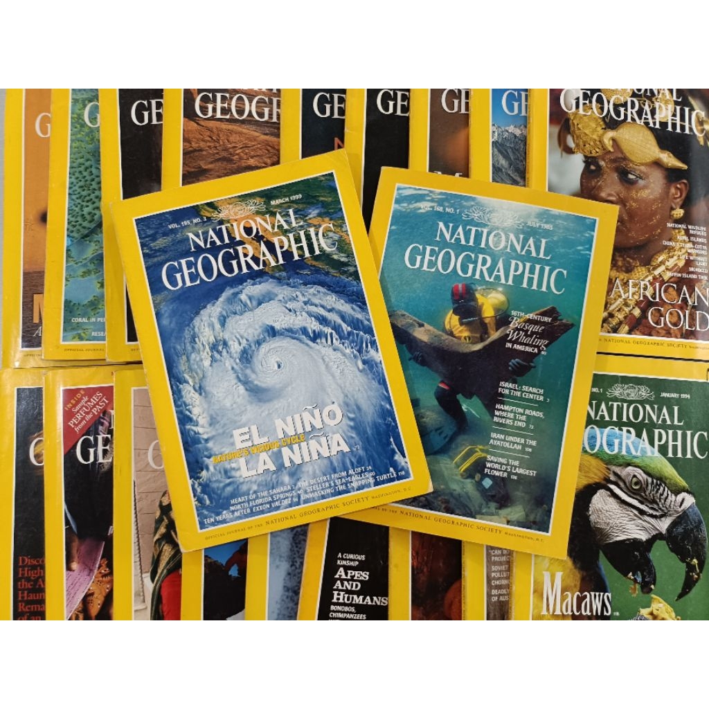 USED QF6-1207 Original National Geographic Journal (hard copy) | Shopee ...