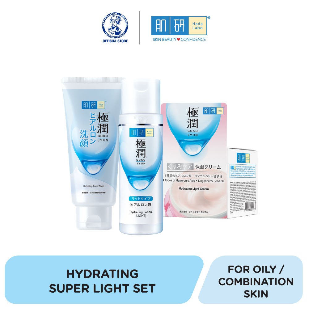 Hada Labo Hydrating Super Light Set - Oily/ Combination Skin ...