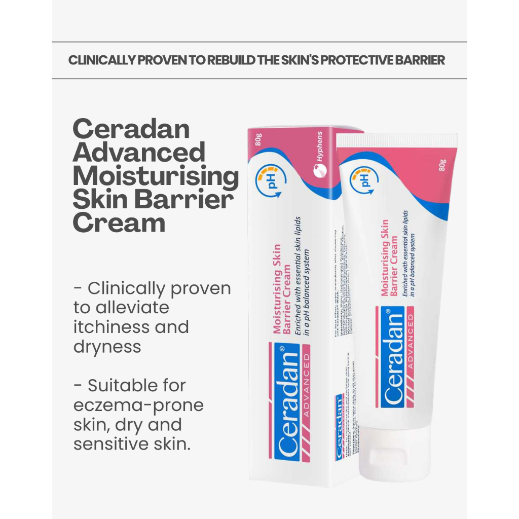 Ceradan Advanced Moisturising Skin Barrier Cream Clinically proven to ...