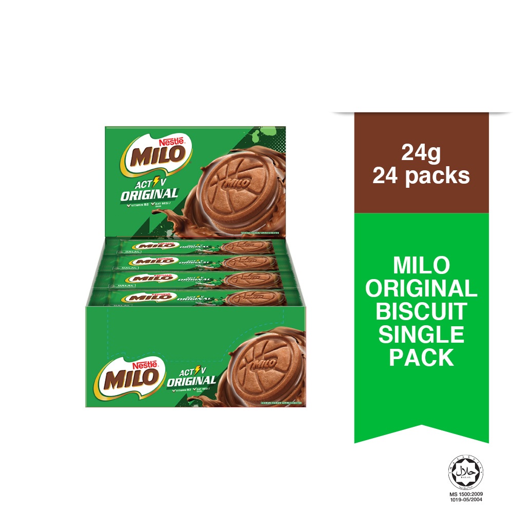 MILO Original Biscuit Small Pack (24x24g) | Shopee Malaysia