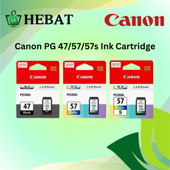 🔥Hot Selling🔥 CANON PG 47 Black CL-57 57 57s COLOR [ORIGINAL] INK ...
