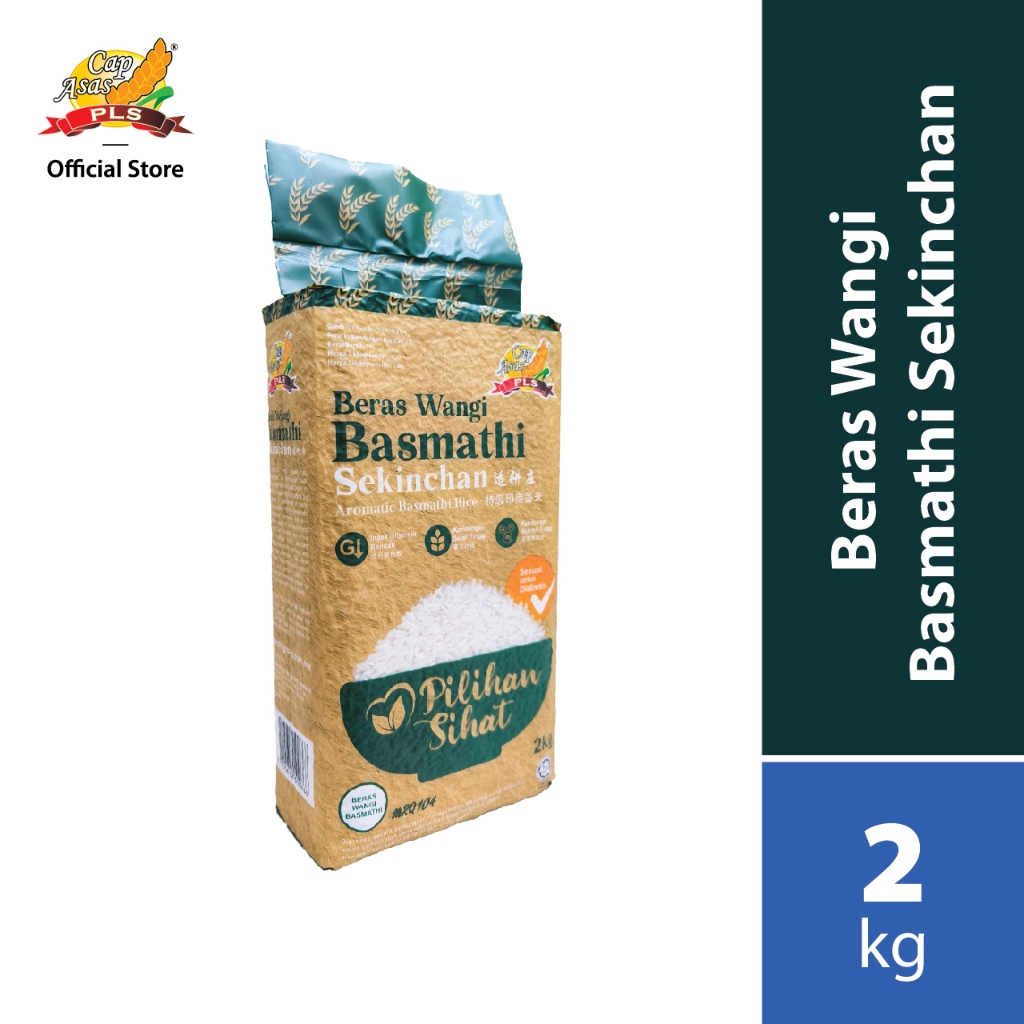 Beras Wangi Basmathi Sekinchan 2KG (Local grown Basmathi) | Shopee Malaysia
